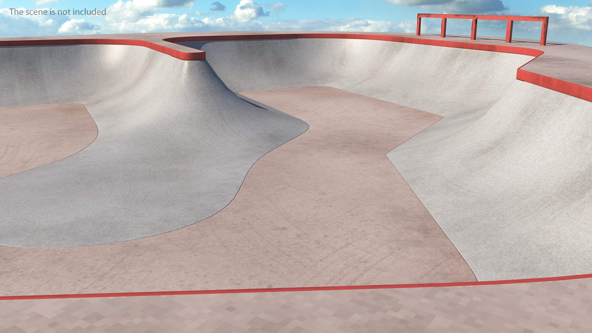 3D Skatepark Concrete Pool Skate Park - TurboSquid 1494133