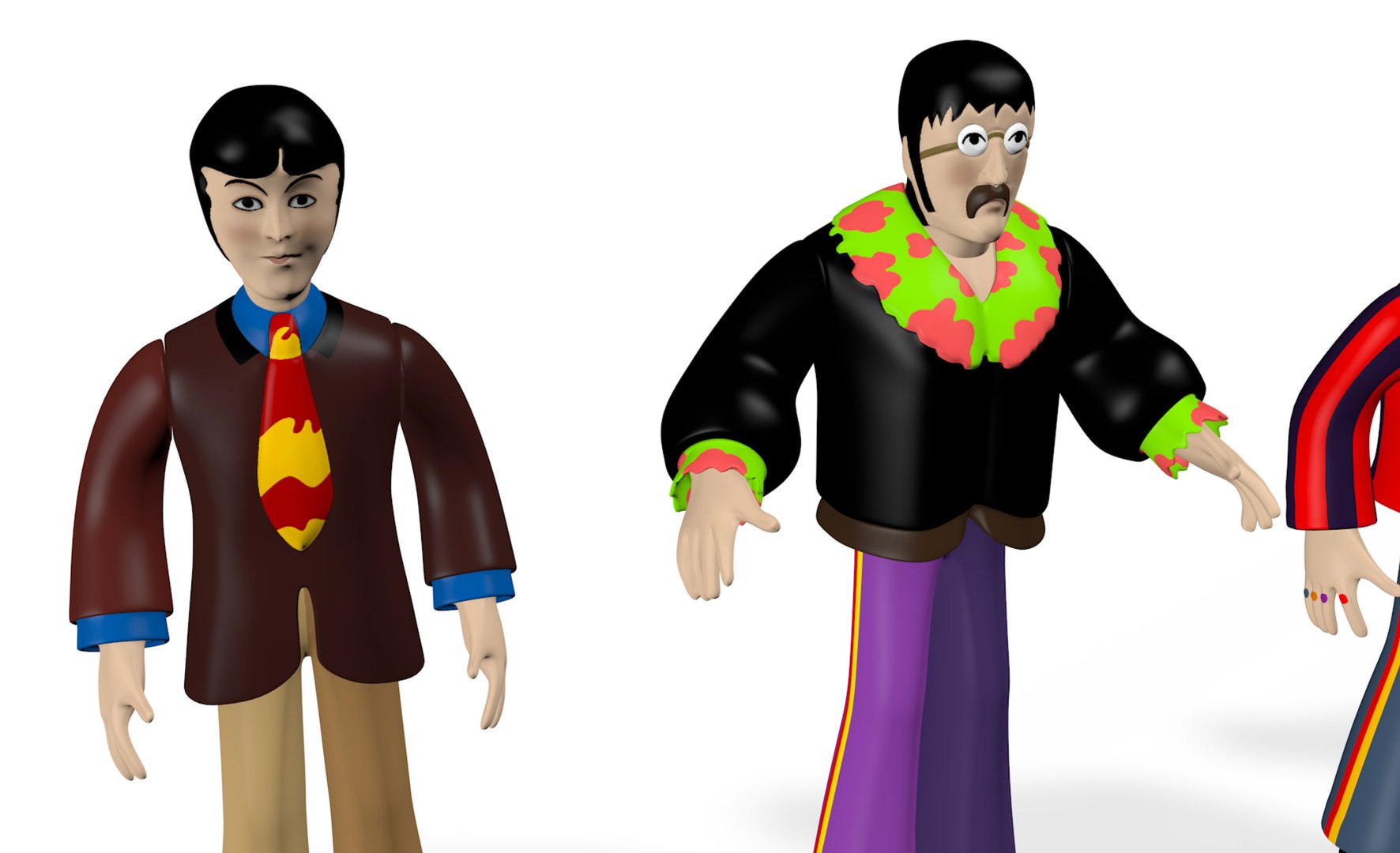 Beatles Dolls 3D Model - TurboSquid 2309761