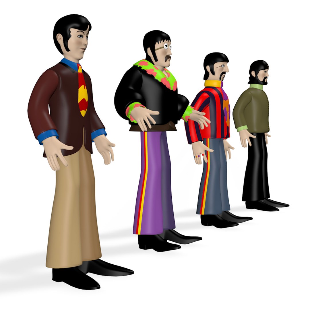 Beatles Dolls 3D Model - TurboSquid 2309761