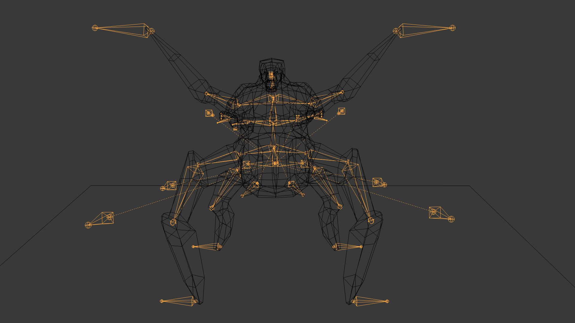 3d monster animations