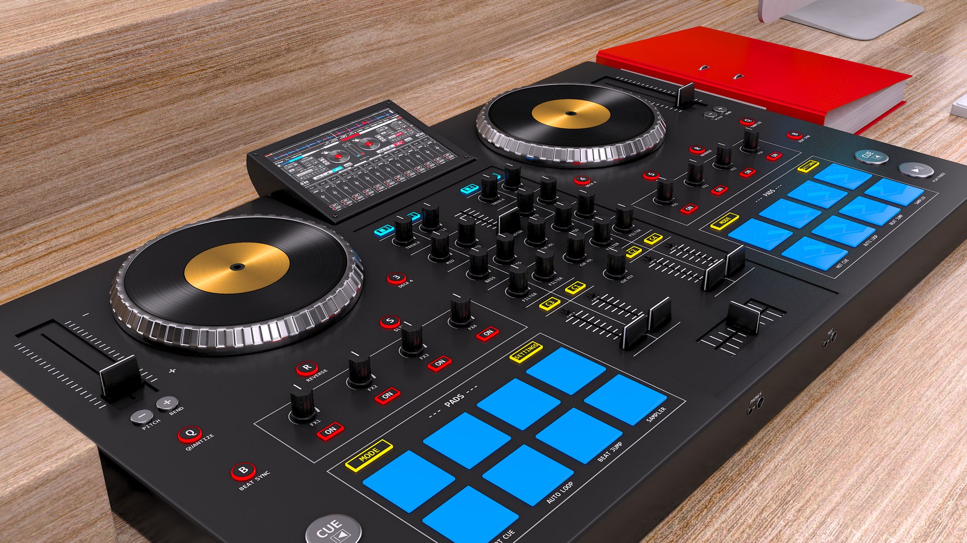 3D Music Studio Desk 2 - TurboSquid 1920782