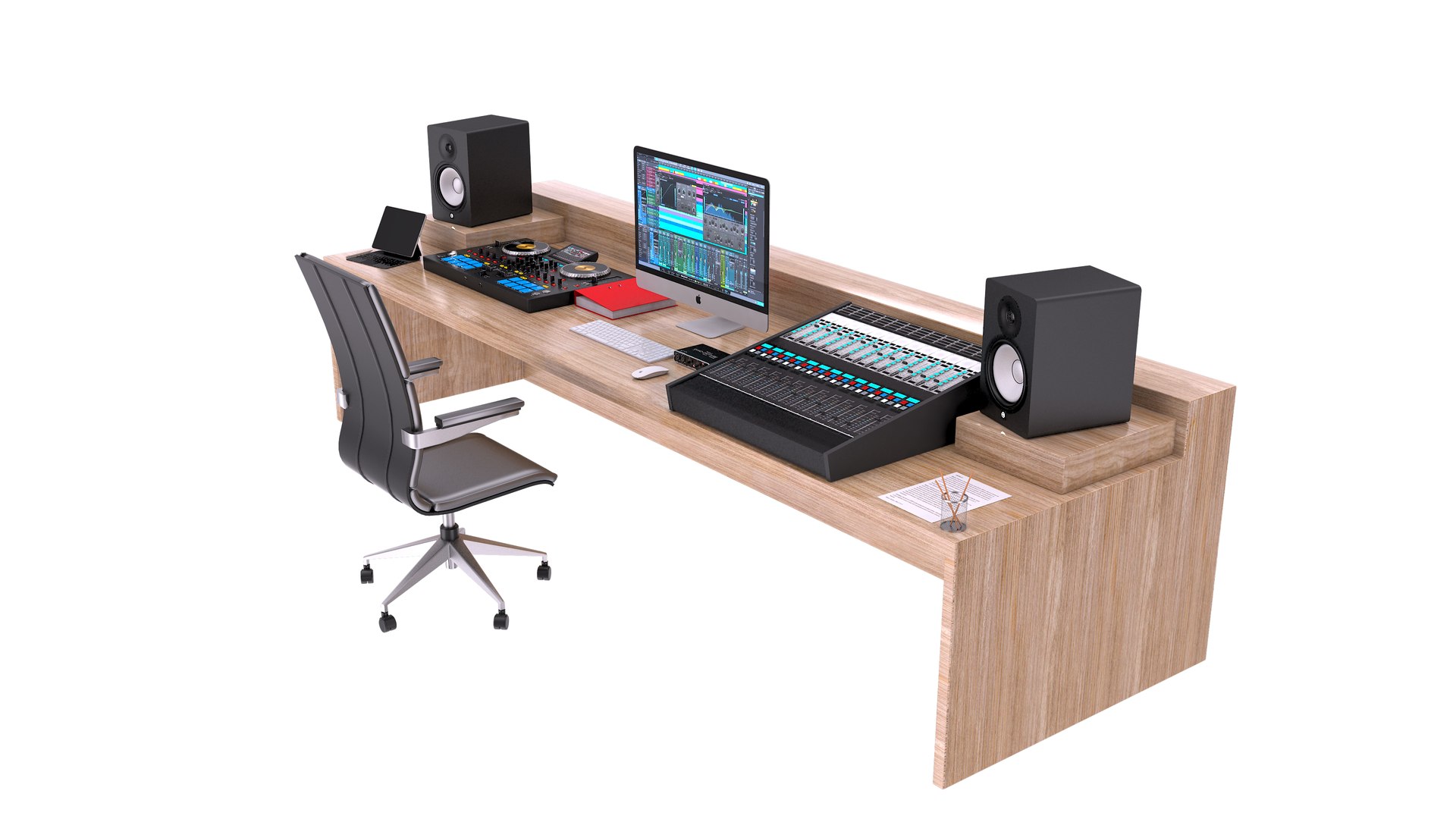 3D Music Studio Desk 2 - TurboSquid 1920782