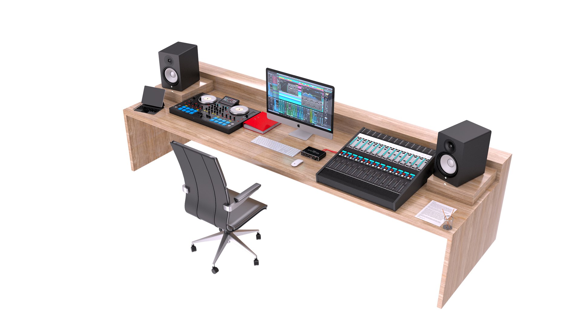 3D Music Studio Desk 2 - TurboSquid 1920782