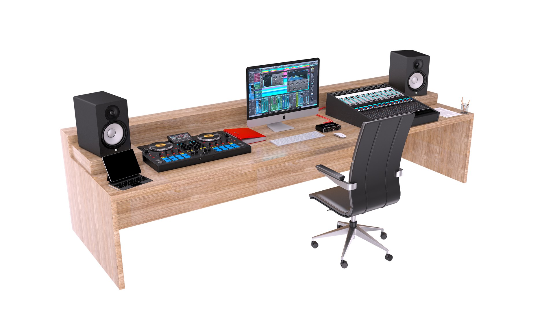 3D Music Studio Desk 2 - TurboSquid 1920782