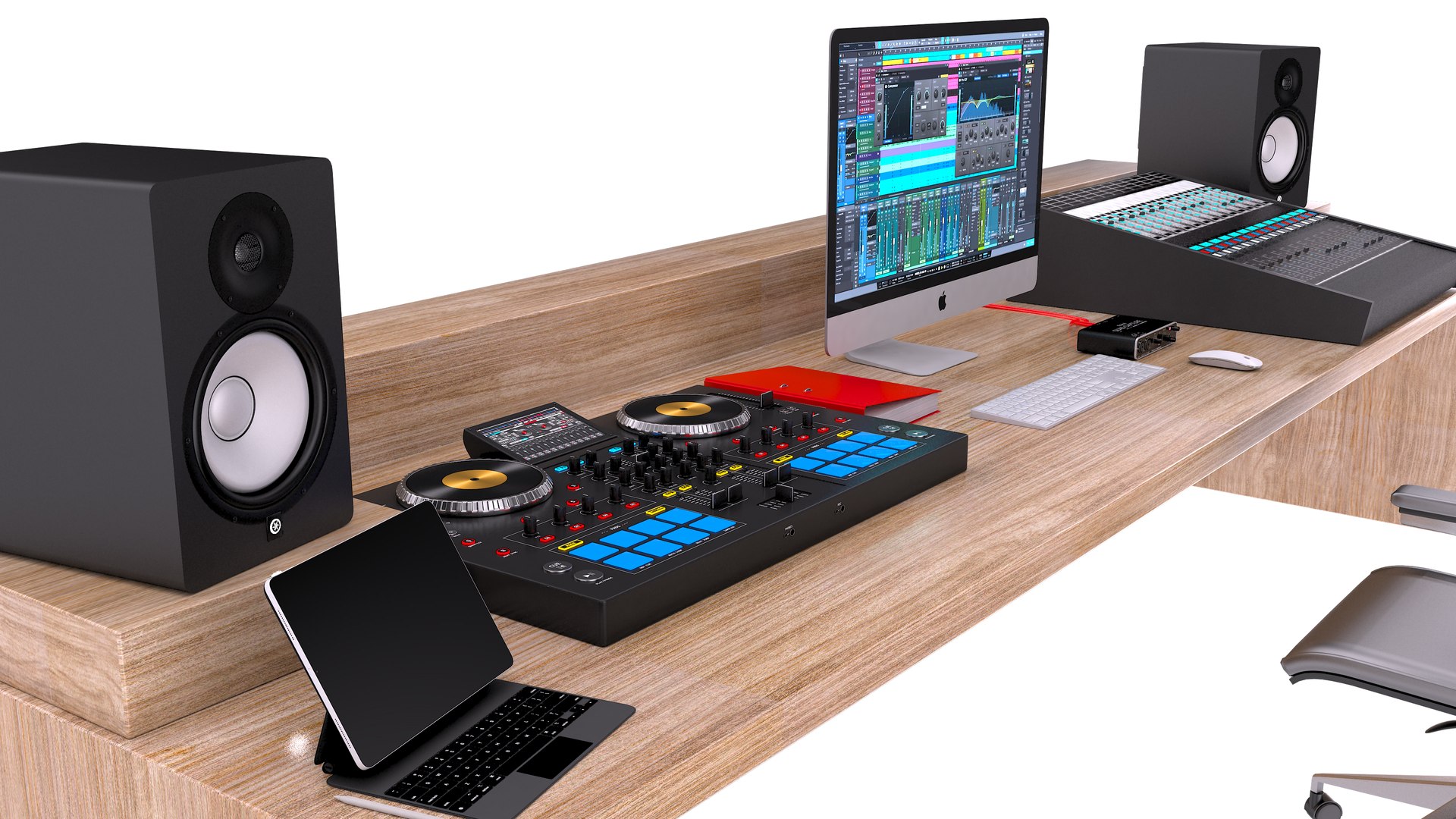 3D Music Studio Desk 2 - TurboSquid 1920782