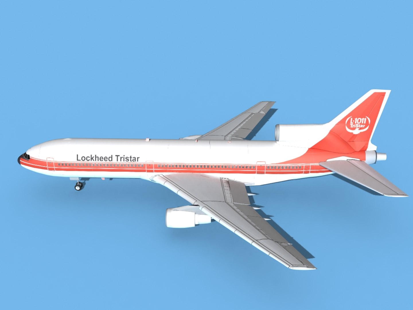 Lockheed l-1011-10 3D model - TurboSquid 1488916
