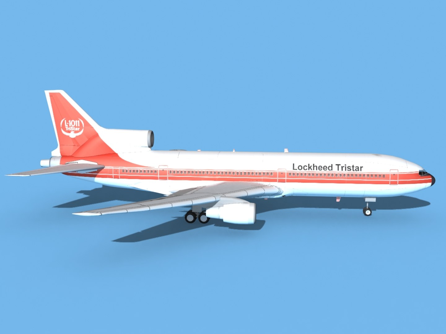 Lockheed l-1011-10 3D model - TurboSquid 1488916