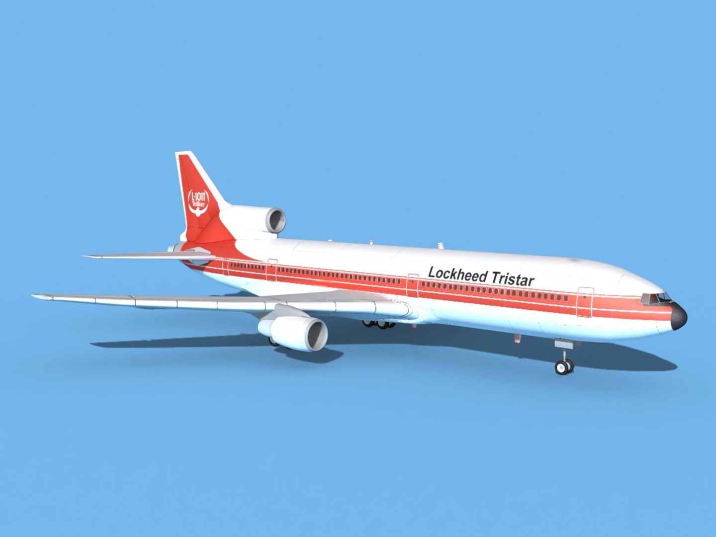 Lockheed l-1011-10 3D model - TurboSquid 1488916