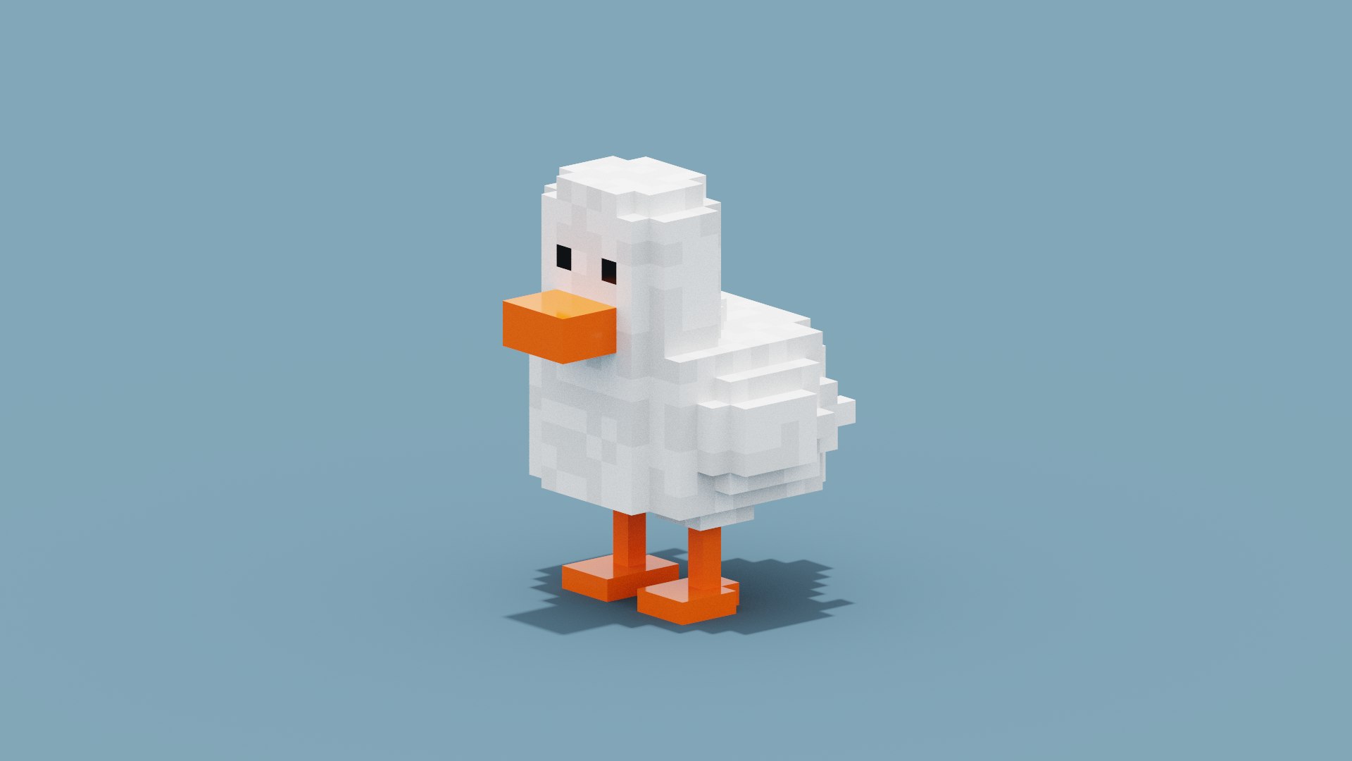 3D Voxel Duck - TurboSquid 1927120