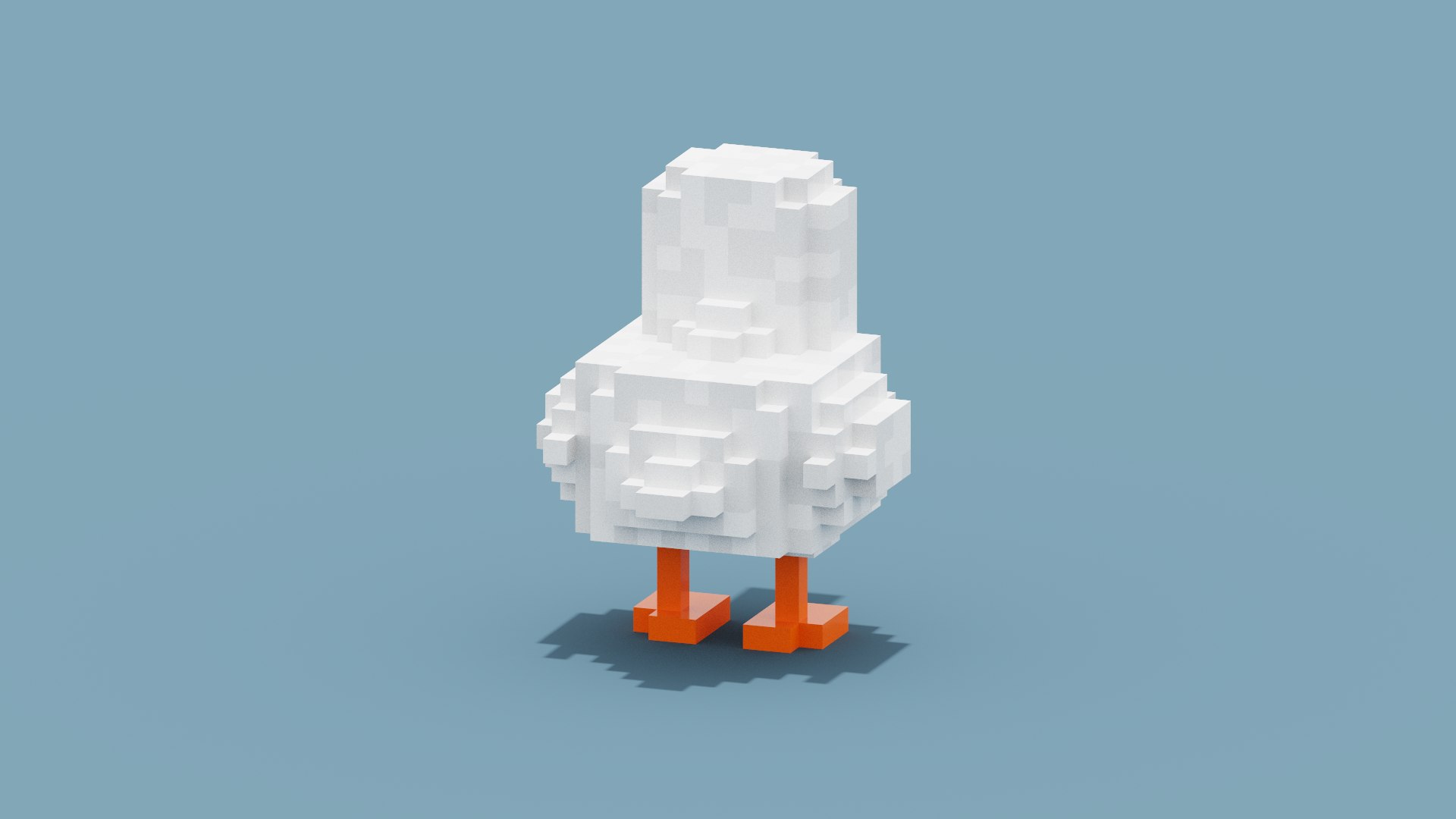 3D Voxel Duck - TurboSquid 1927120