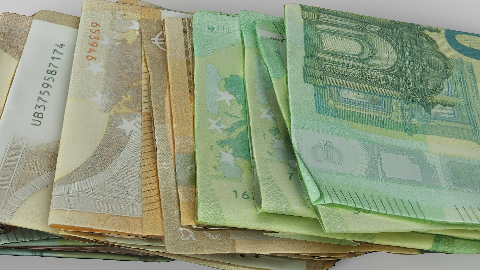 3D Cash Pile 01 - TurboSquid 2151849