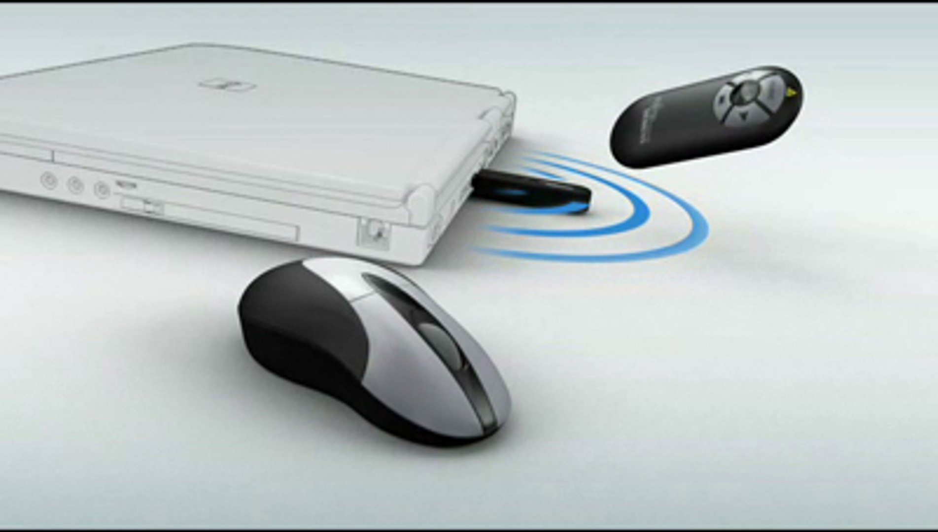 3d Model Wireless Mini Usb Mouse