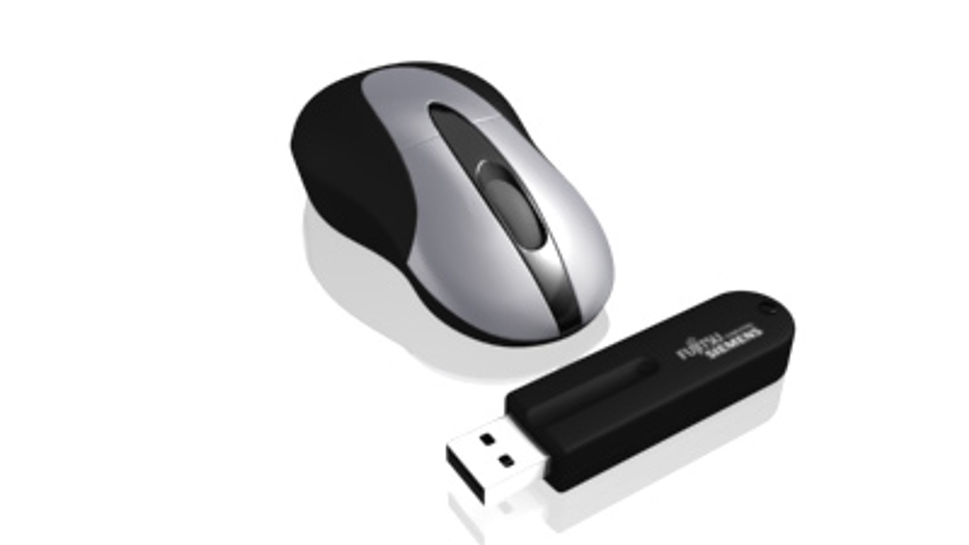3d Model Wireless Mini Usb Mouse