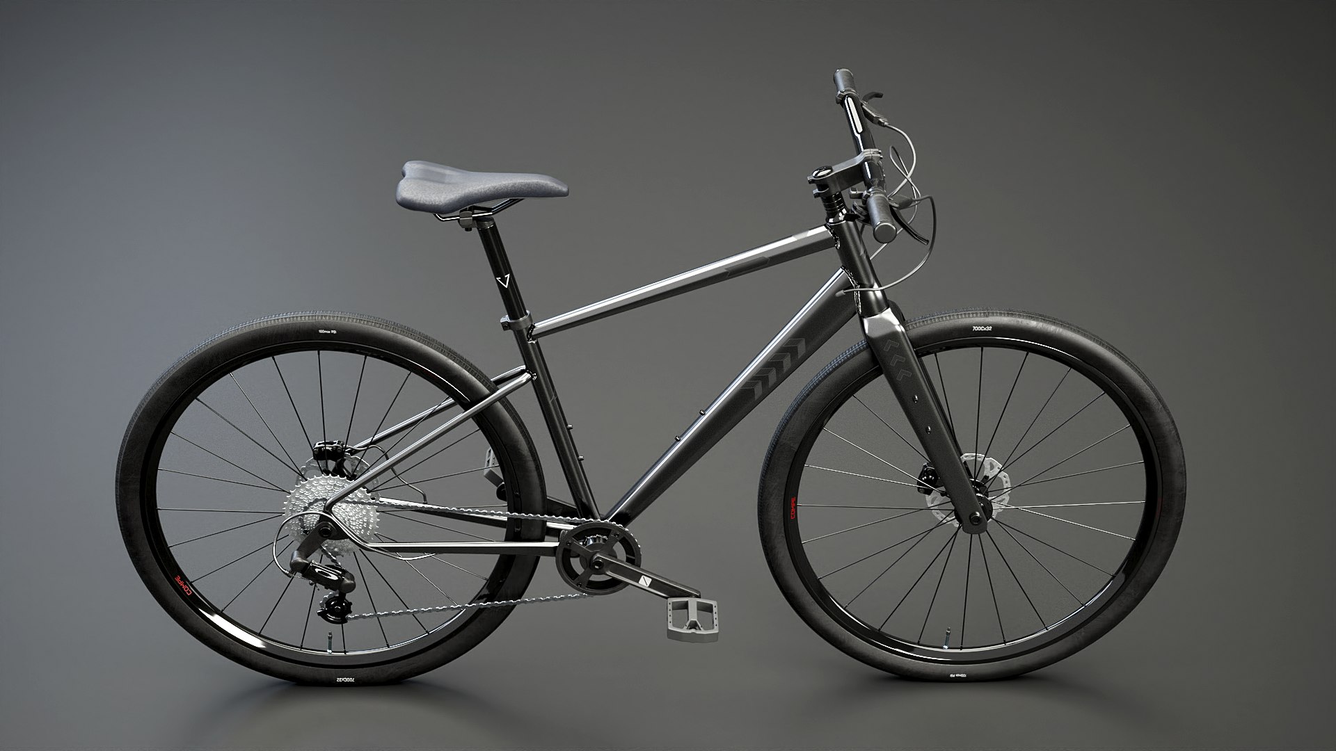 3D Generic Fitness Road Bicycle Model - TurboSquid 2267650