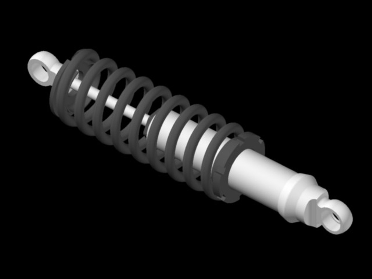 shock absorber 3d model