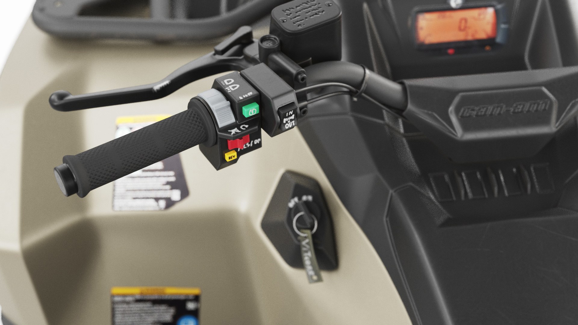 3D ATV BRP Can-am OUTLANDER 700 Model - TurboSquid 2183347