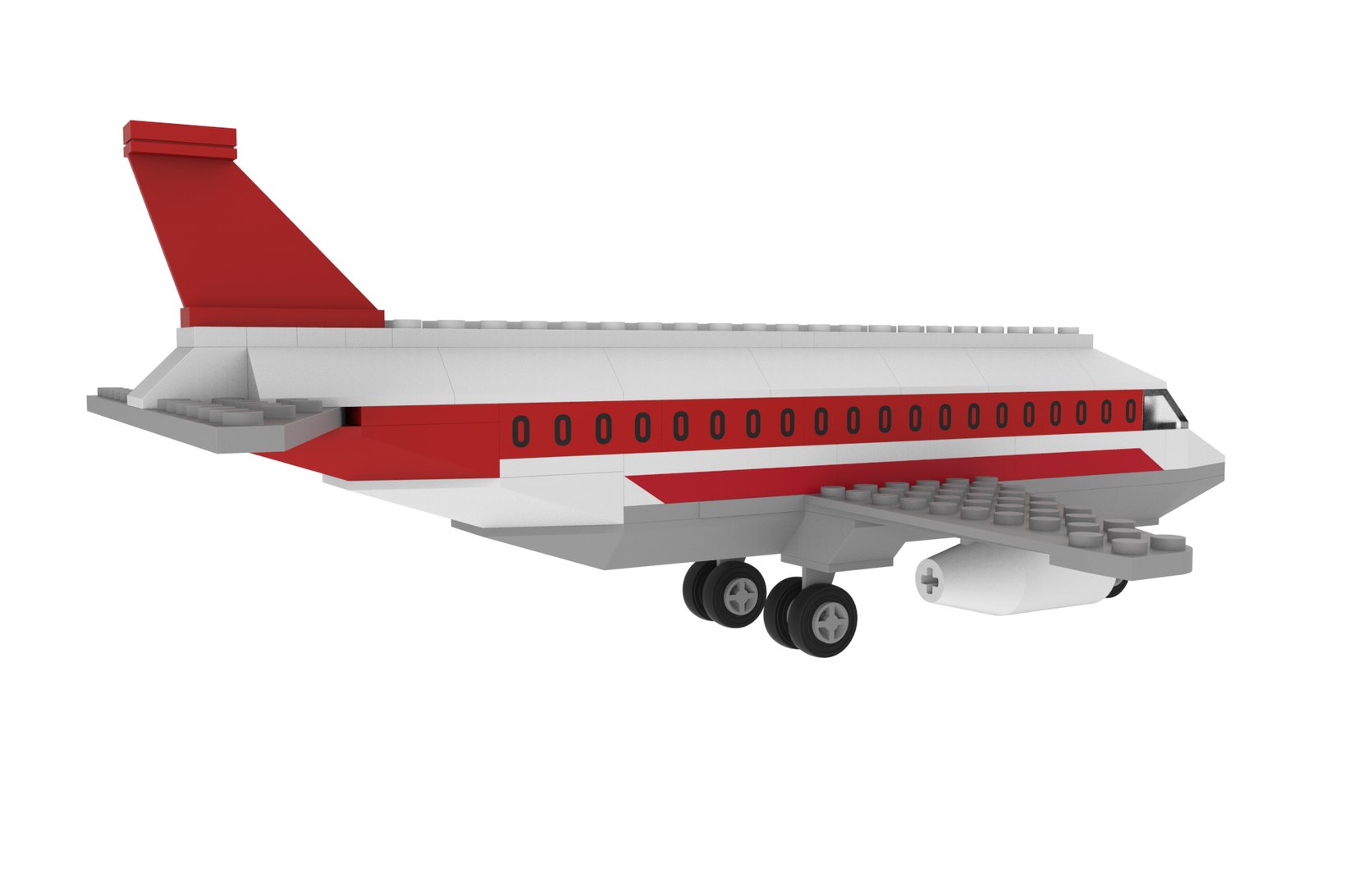 3D Lego Plane Jet - TurboSquid 1342294