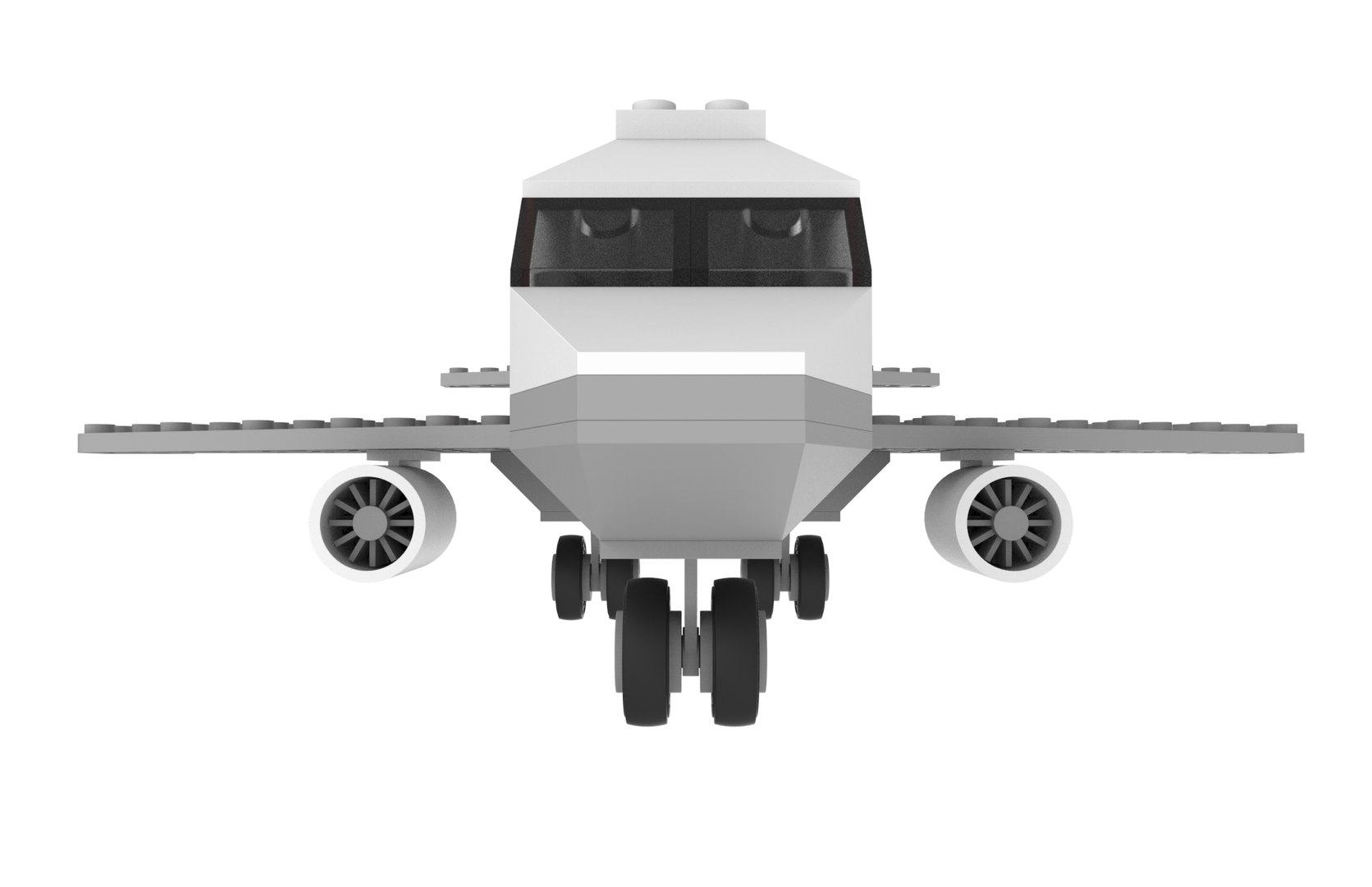 3D Lego Plane Jet - TurboSquid 1342294