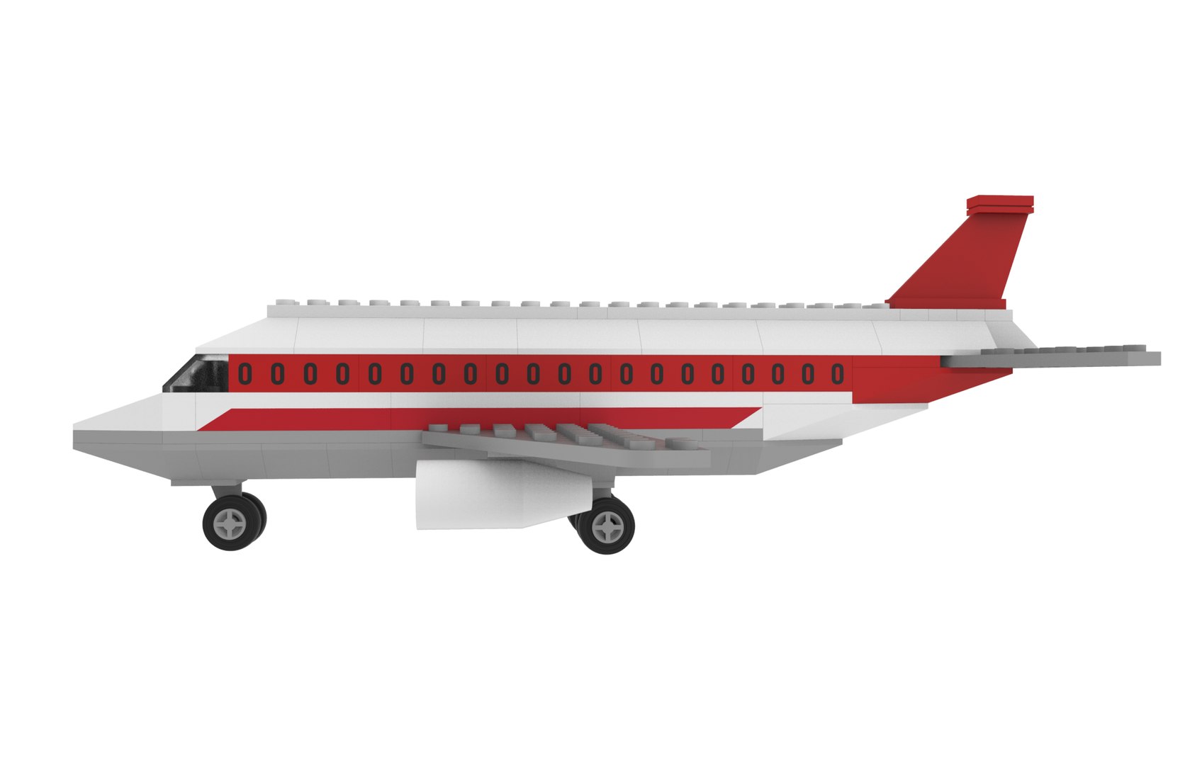 3D Lego Plane Jet - TurboSquid 1342294