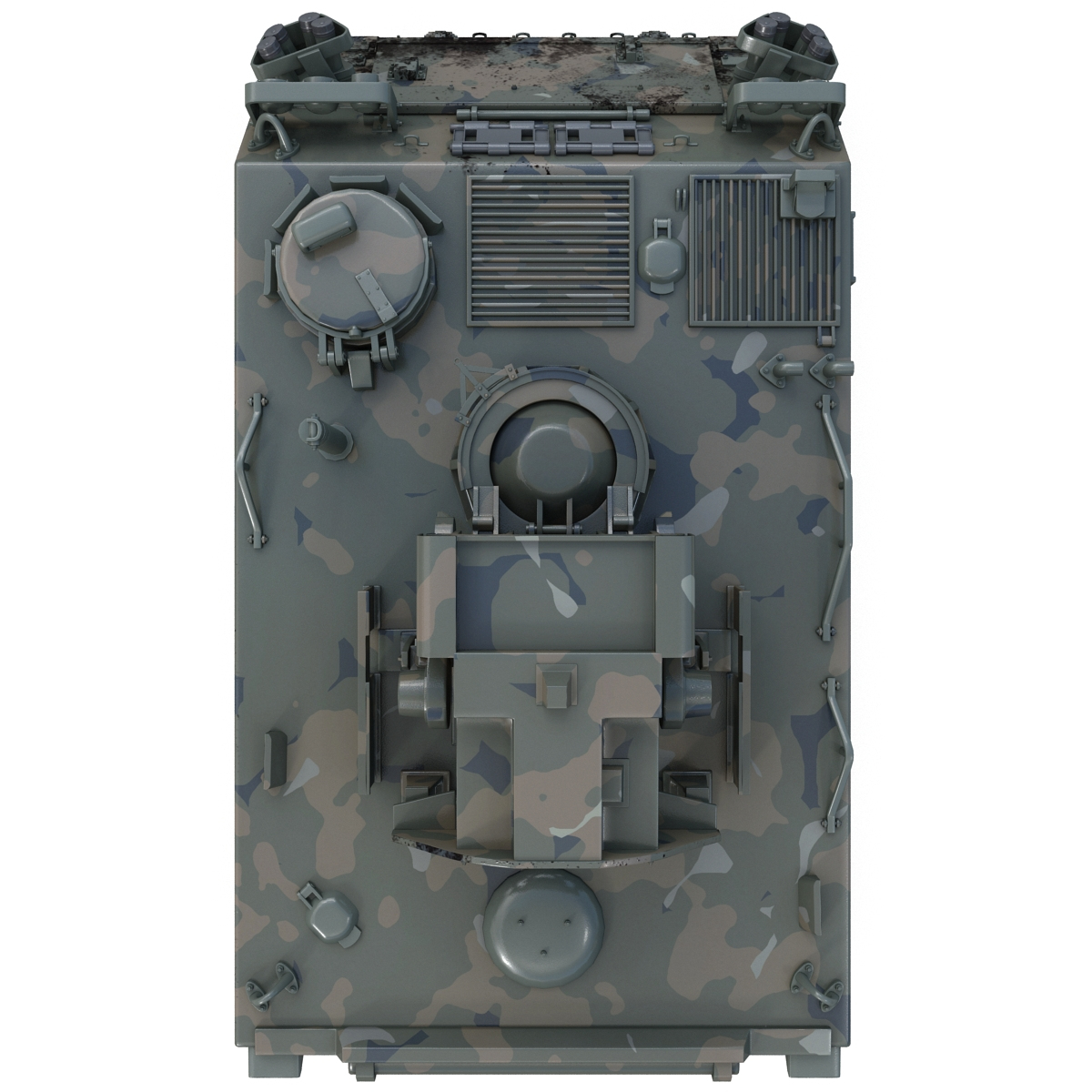 3d model of army armored vehicle m901