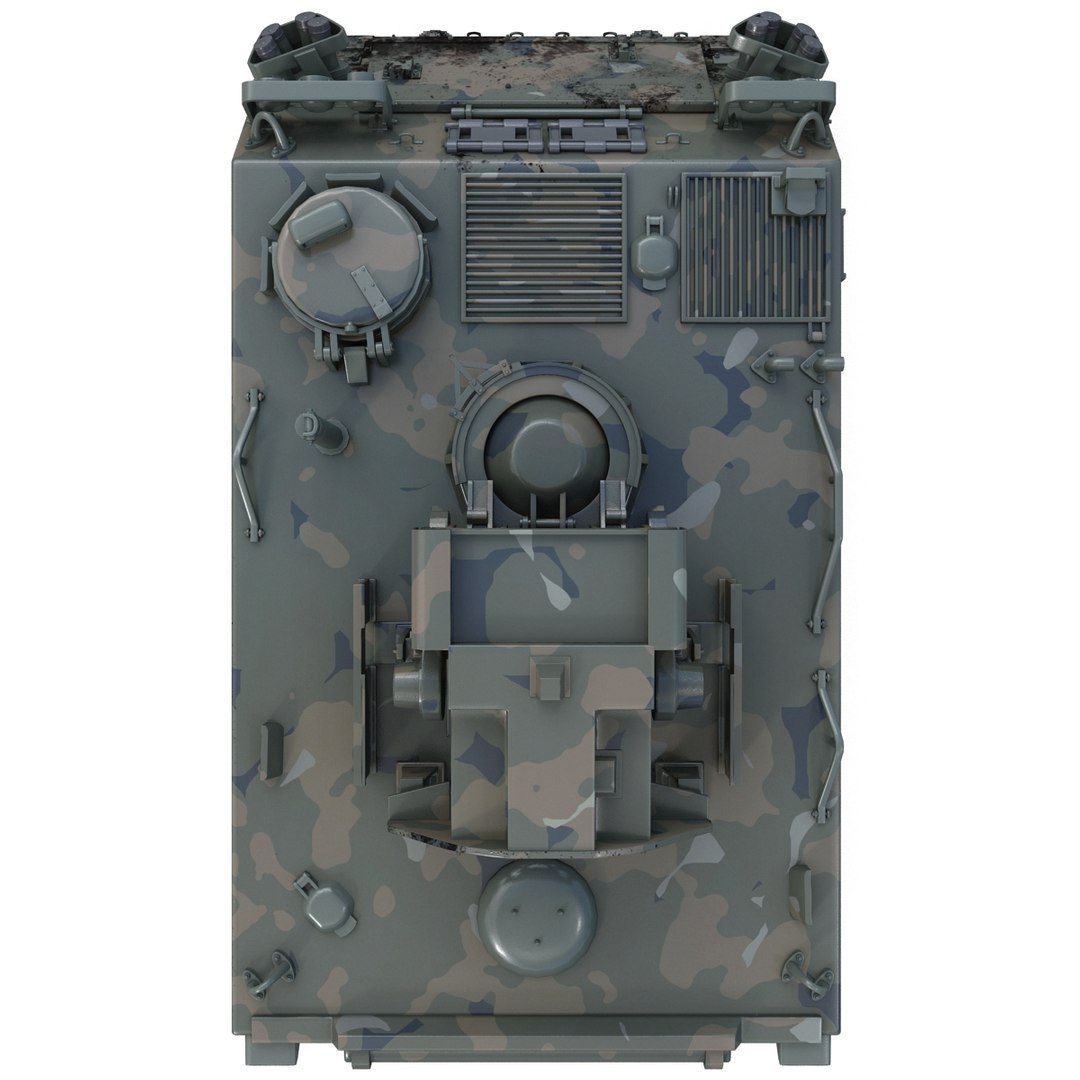 3d Model Of Army Armored Vehicle M901