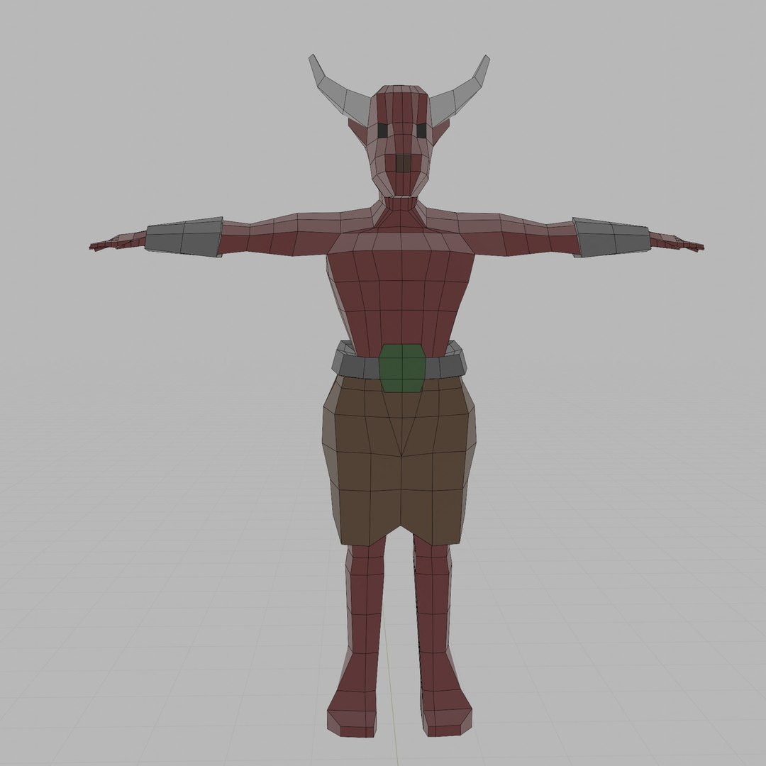 Low Poly Monster Rigged 3D Model - TurboSquid 2169181