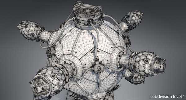 Sci-fi nuclear reactor 3D model - TurboSquid 1256628