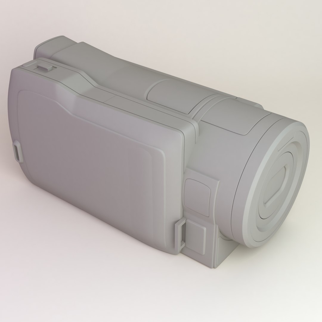 sony handycam hdr-xr550ve video camera 3d model