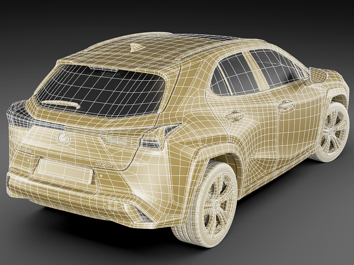 3D lexus ux 2019 - TurboSquid 1271033