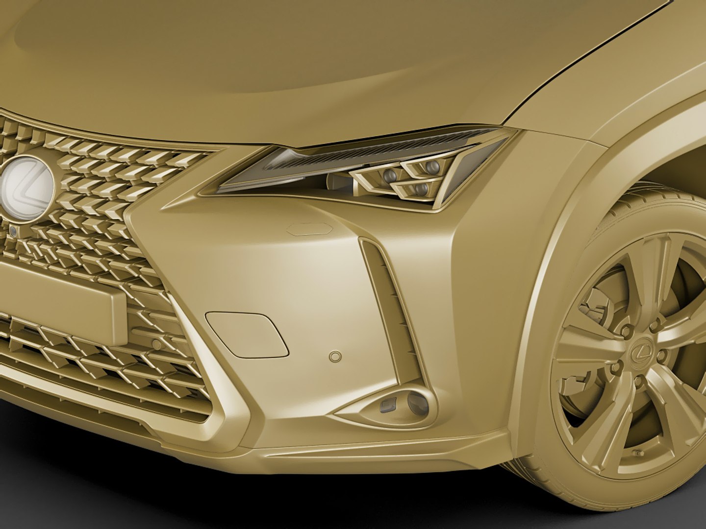 3D lexus ux 2019 - TurboSquid 1271033