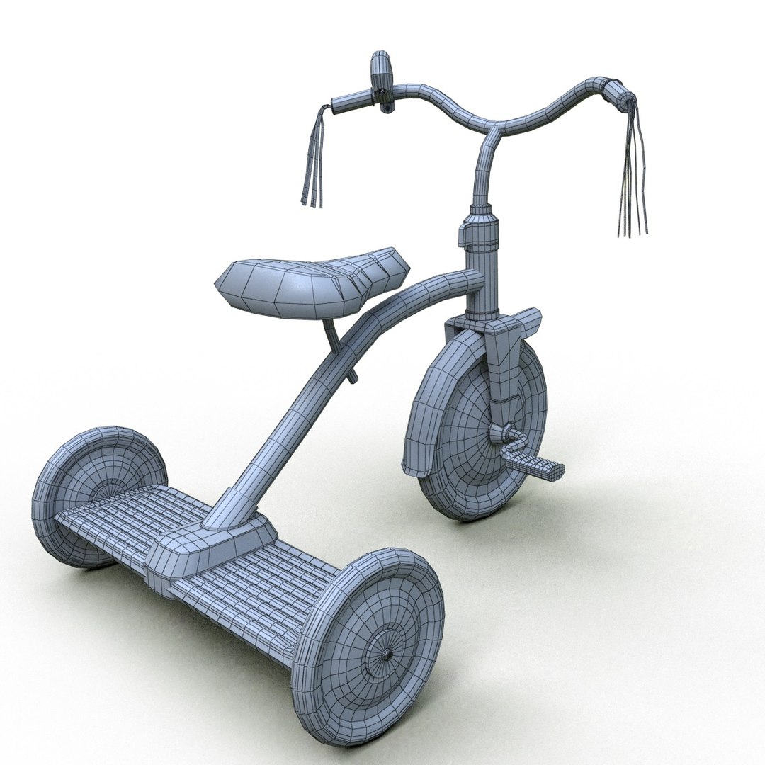 Tricycle 3D model - TurboSquid 1420246