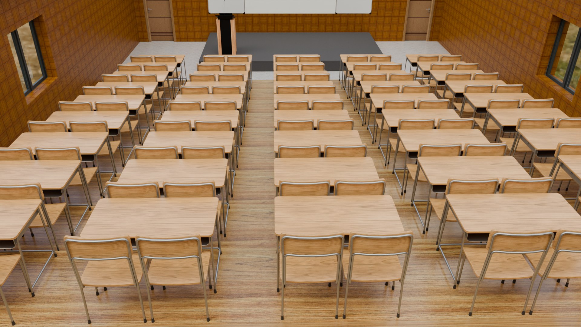 3D University Lecture Hall - TurboSquid 2387691