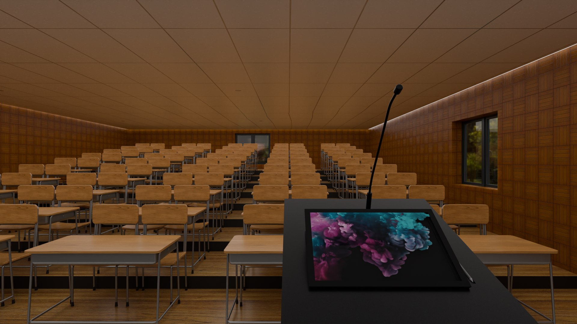 3D University Lecture Hall - TurboSquid 2387691
