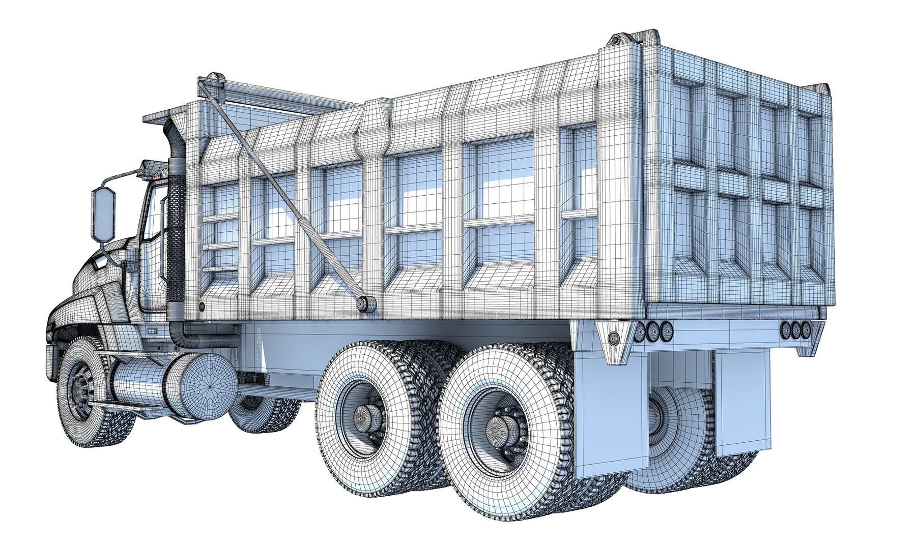 Tipper Truck 3D Model - TurboSquid 1328236