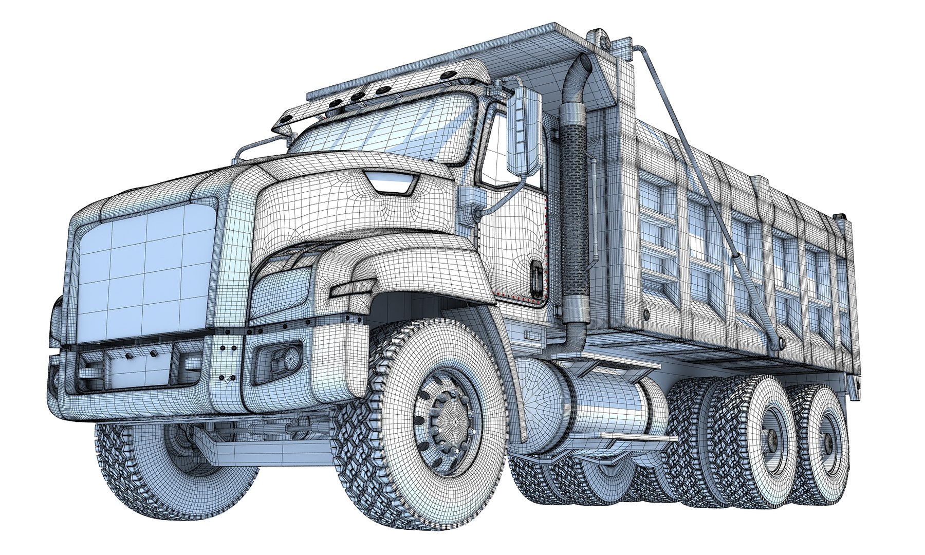 Tipper Truck 3D Model - TurboSquid 1328236