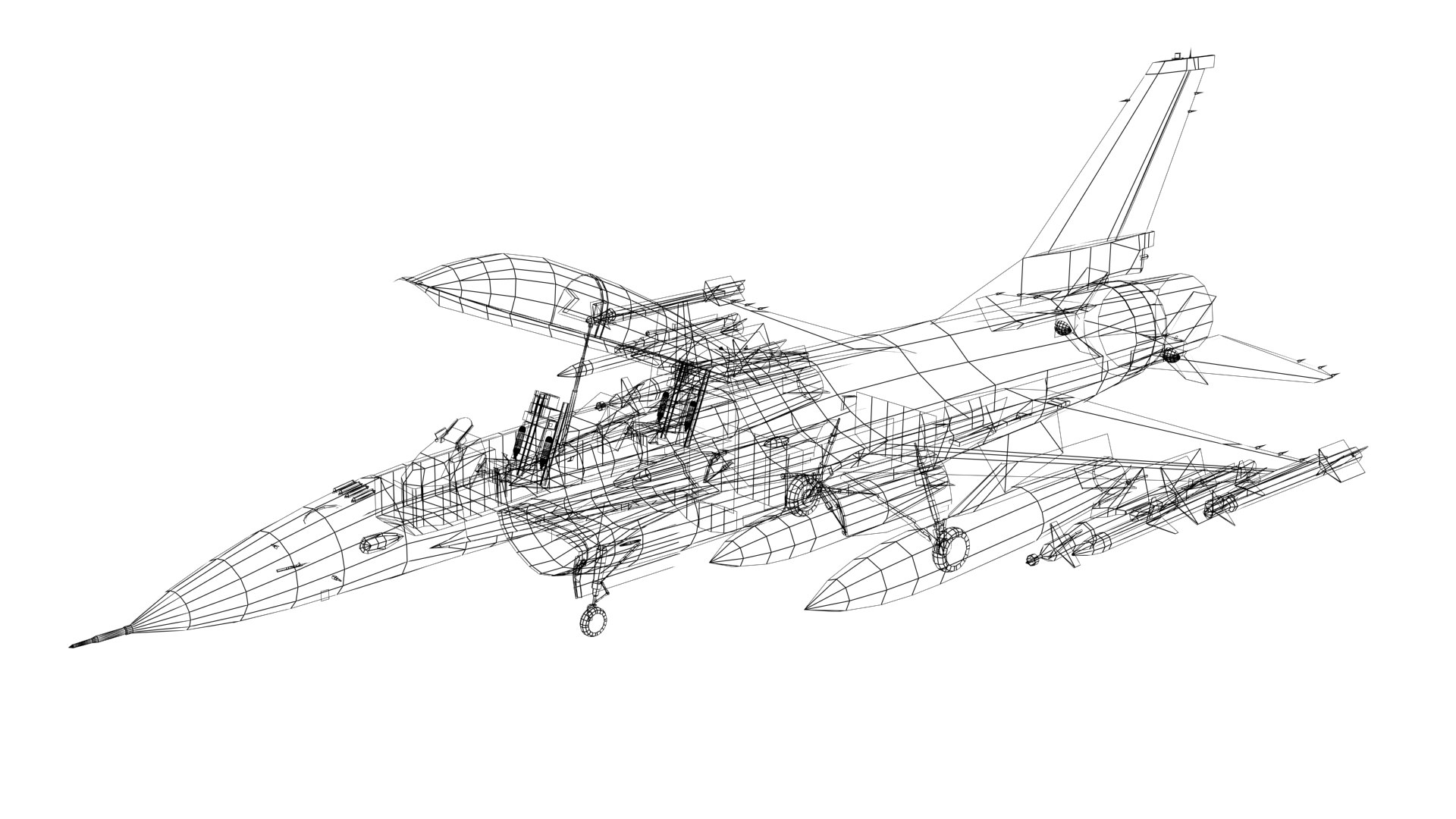 F-16 And Mig-29 3D Model - TurboSquid 1899711