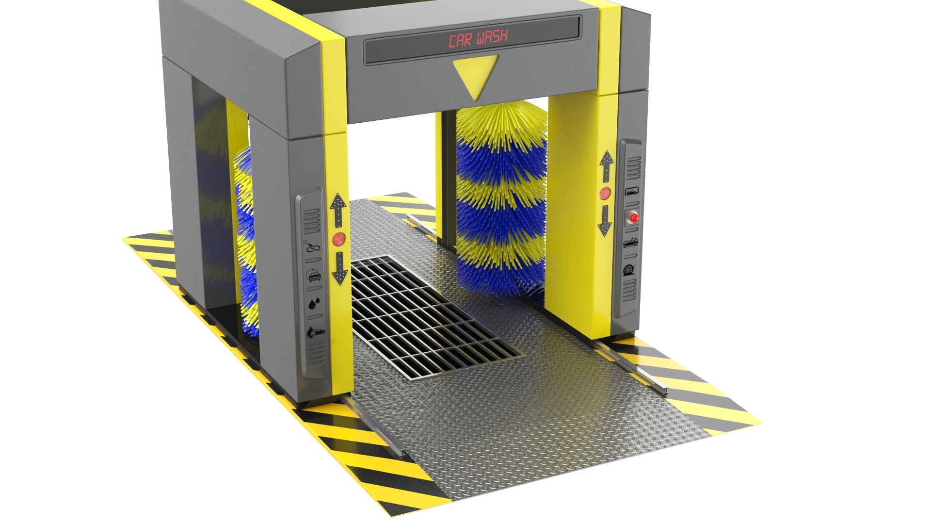 3D Model Car Service Building - TurboSquid 2037183