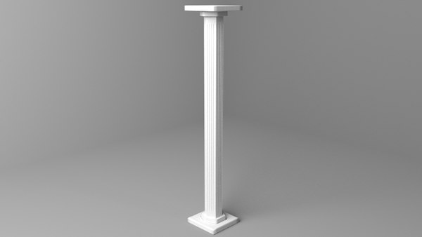3D pillar octagon 2 - TurboSquid 1572665