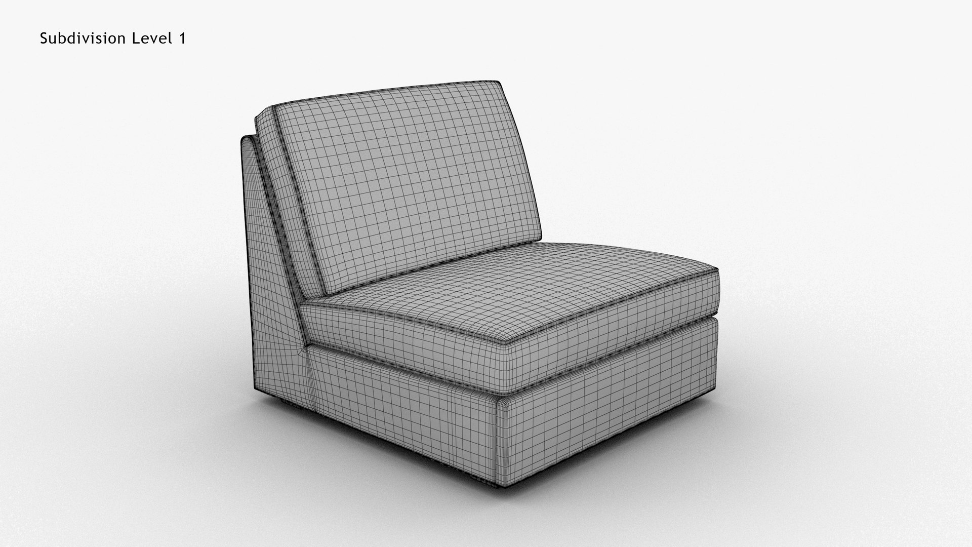 3D Kivic Sofa Ikea Model - TurboSquid 2097406
