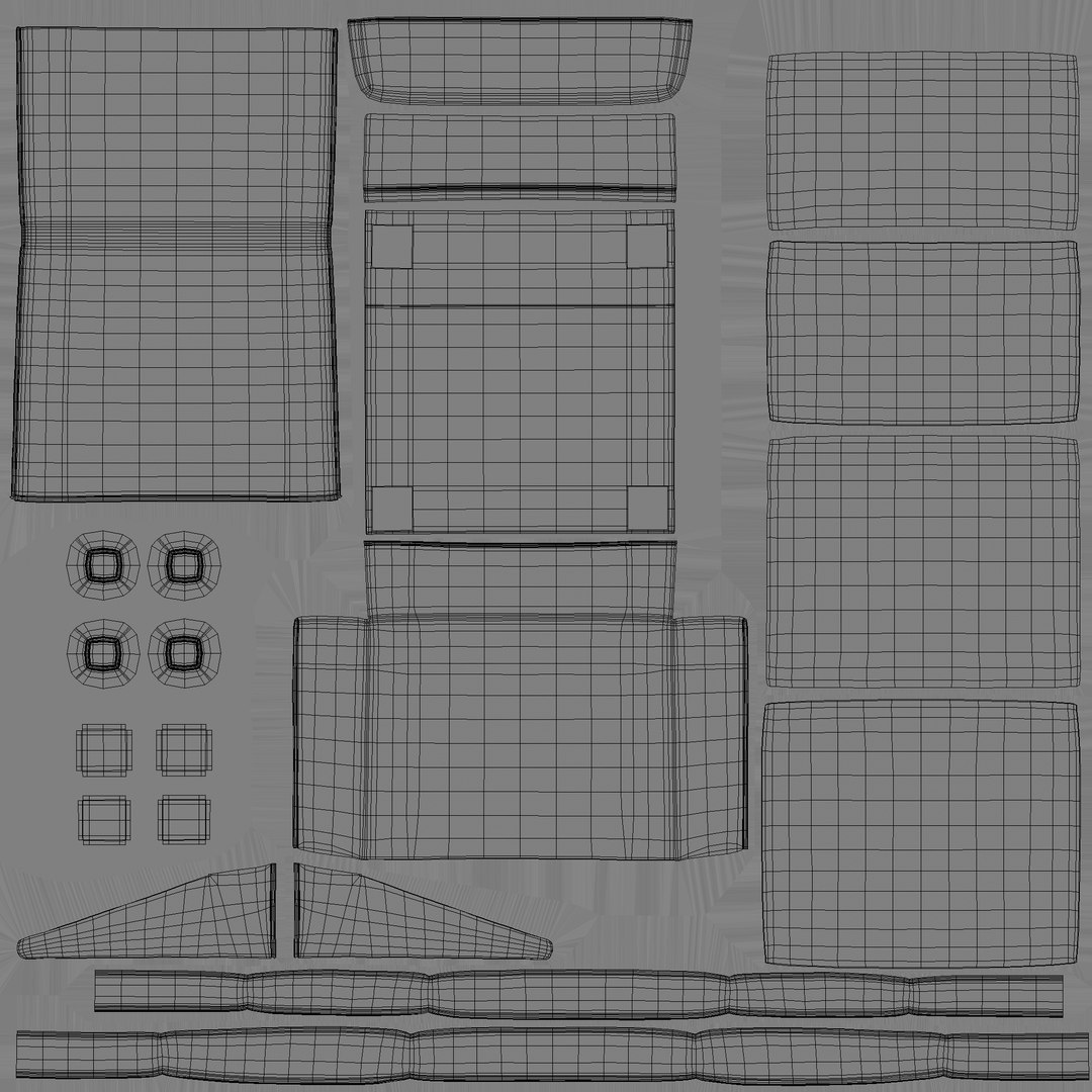 3D Kivic Sofa Ikea Model - TurboSquid 2097406