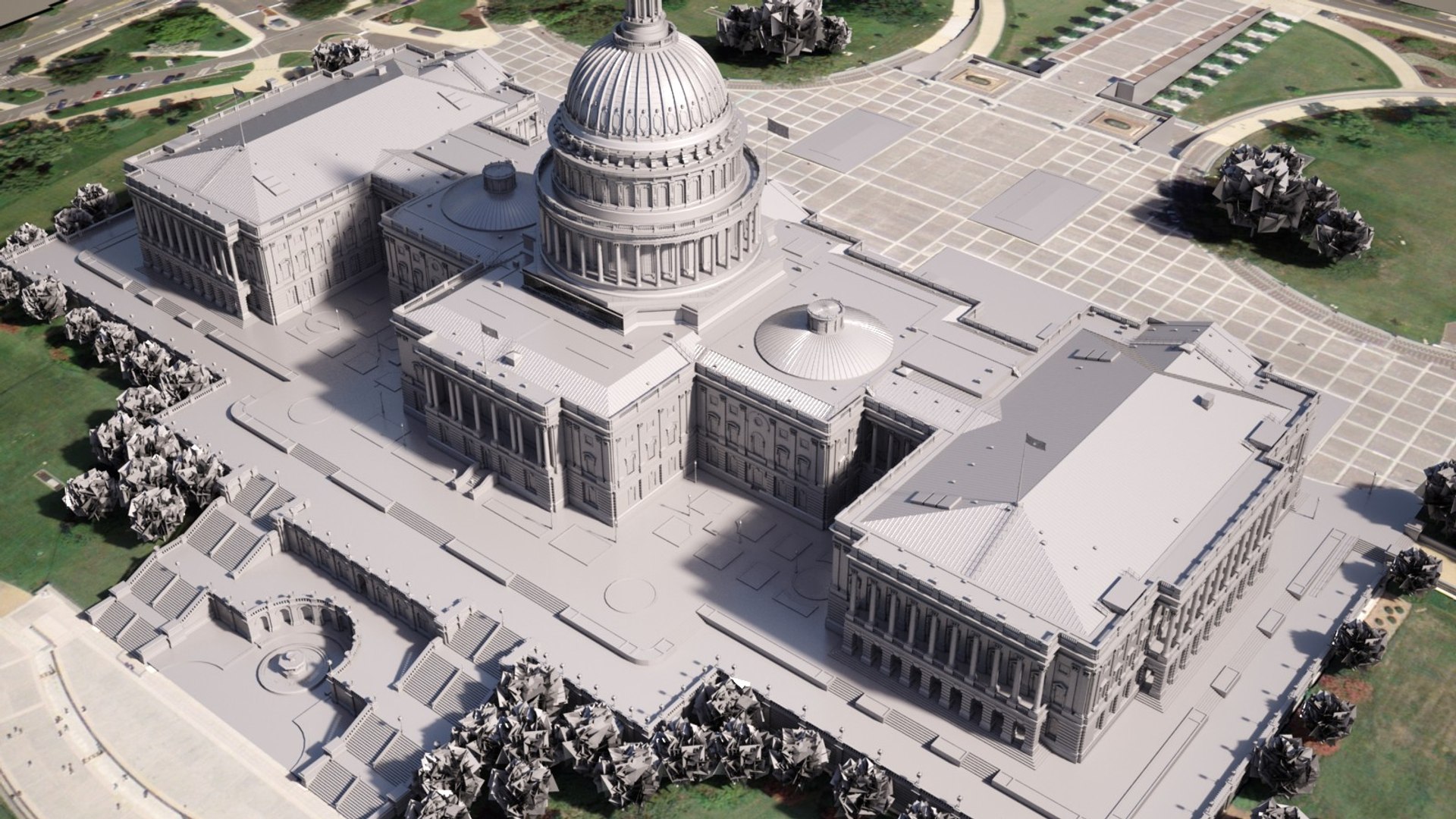 United States Capitol 3D Model - TurboSquid 1223864
