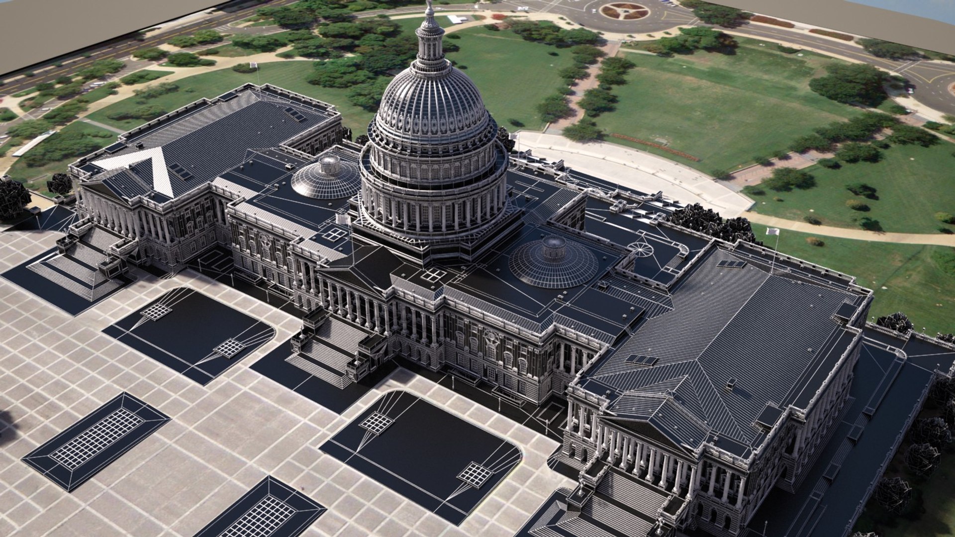 United States Capitol 3D Model - TurboSquid 1223864