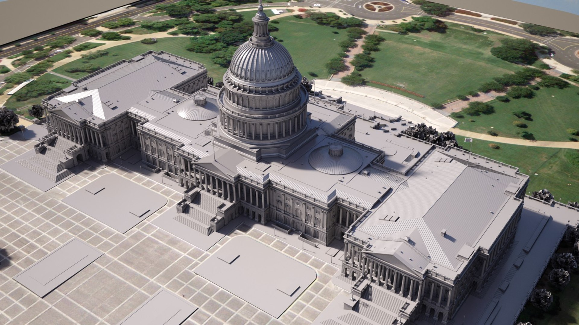 United States Capitol 3D Model - TurboSquid 1223864