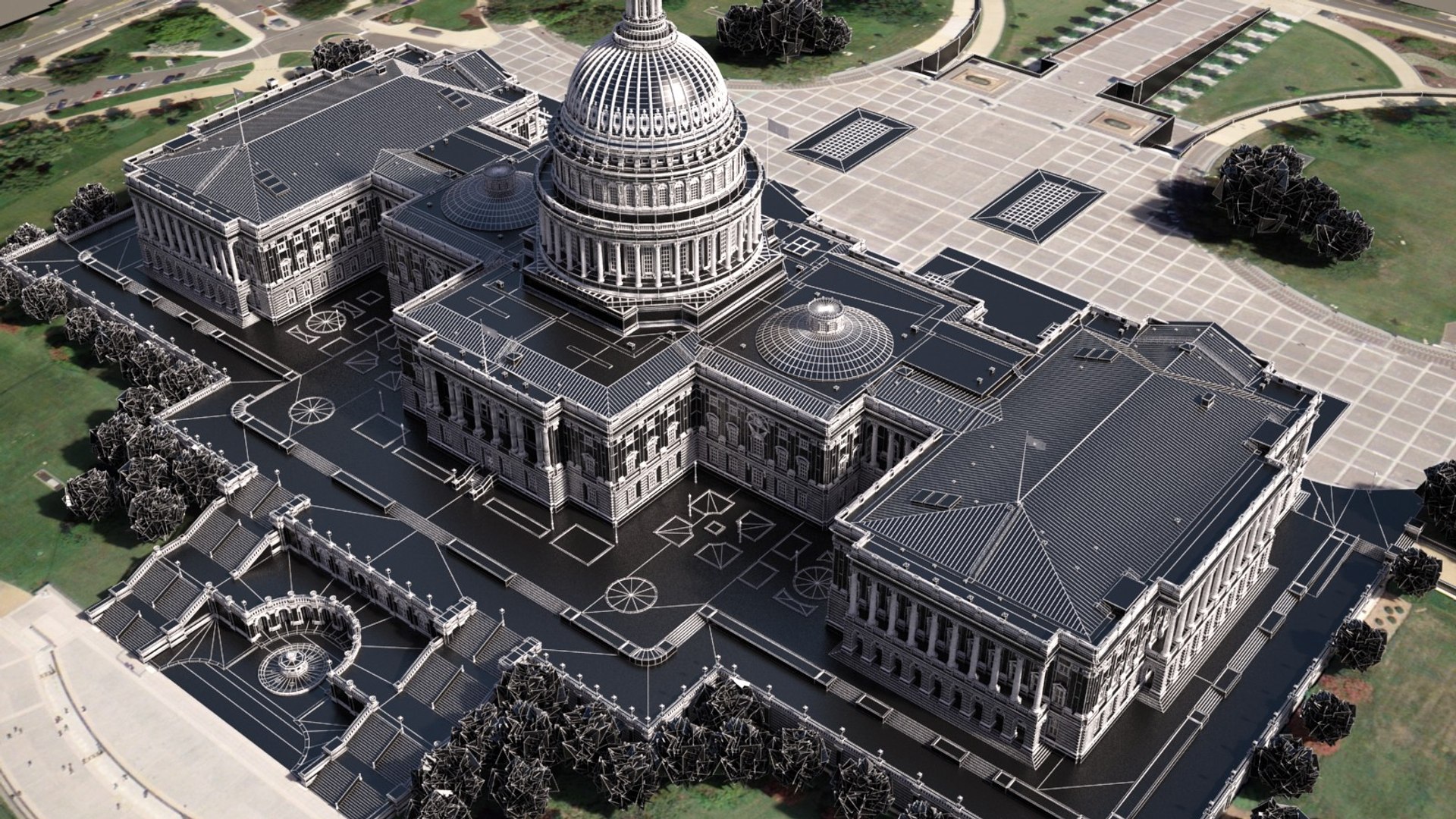 United States Capitol 3D Model - TurboSquid 1223864