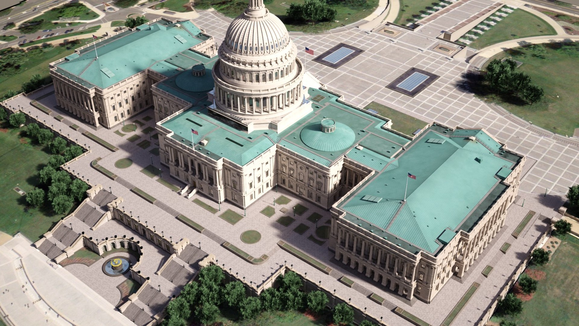 United States Capitol 3D Model - TurboSquid 1223864