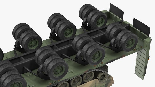 M1 Abrams 장착 탱크 트랜스 포터 M1000 세미 트레일러 3D 모델 - TurboSquid 1440435