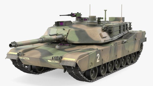 M1 Abrams 장착 탱크 트랜스 포터 M1000 세미 트레일러 3D 모델 - TurboSquid 1440435