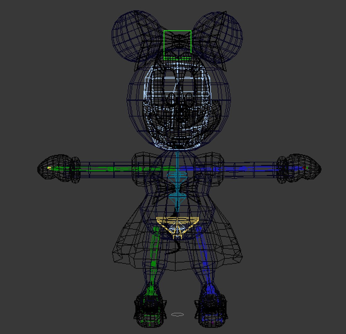 Minnie Mouse 3d Model