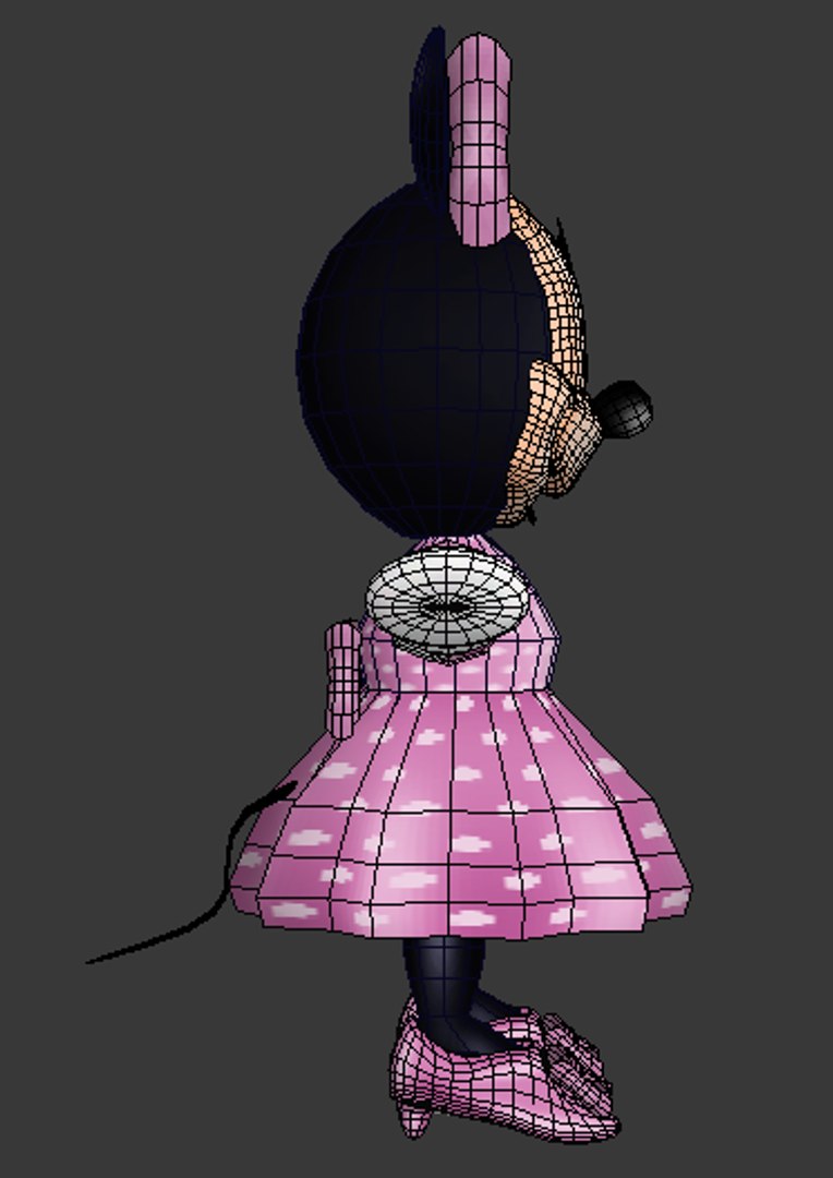 Minnie Mouse 3d Model