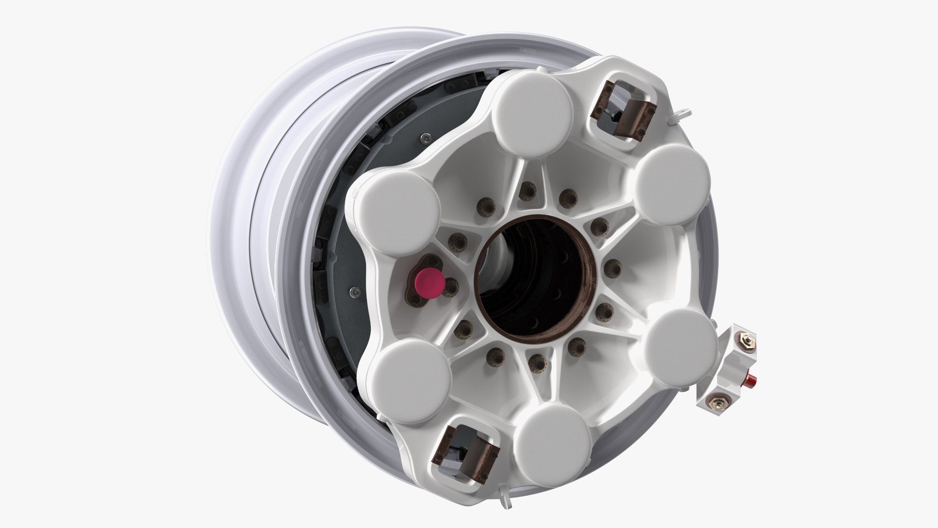 Boeing 737 Aircraft Wheel Rim Disk With Brake 3D Model - TurboSquid 2158205